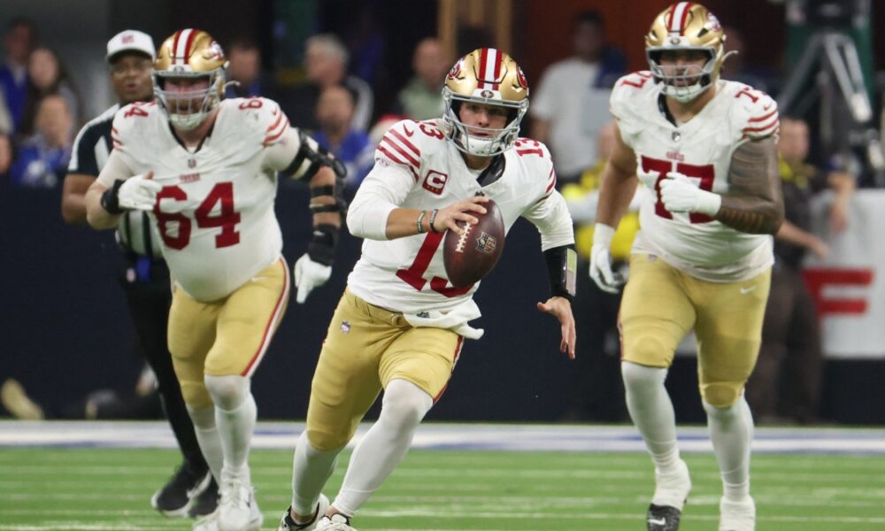 Noche perfecta de Brock Purdy: cinco pases de anotación y paliza de ...